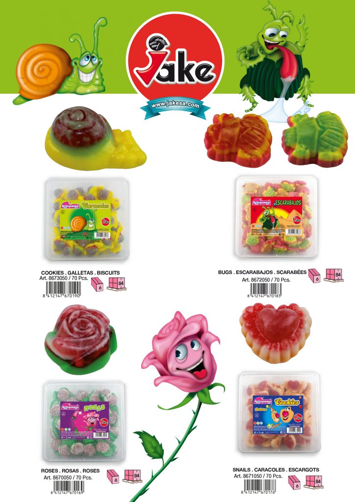 Nuevas Gomas Rellenas JAKE - Bigger Golosinas